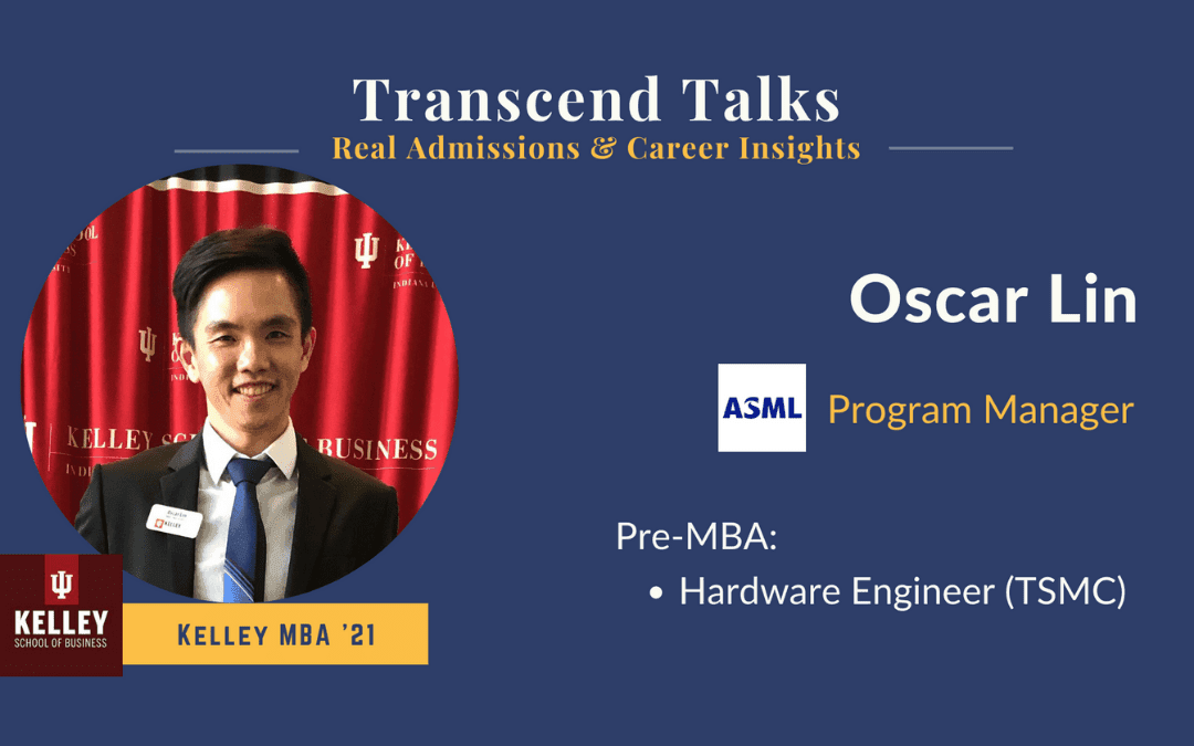 Transcend Talks: Q&A with Oscar Lin – Kelley MBA (‘21) - Transcend ...